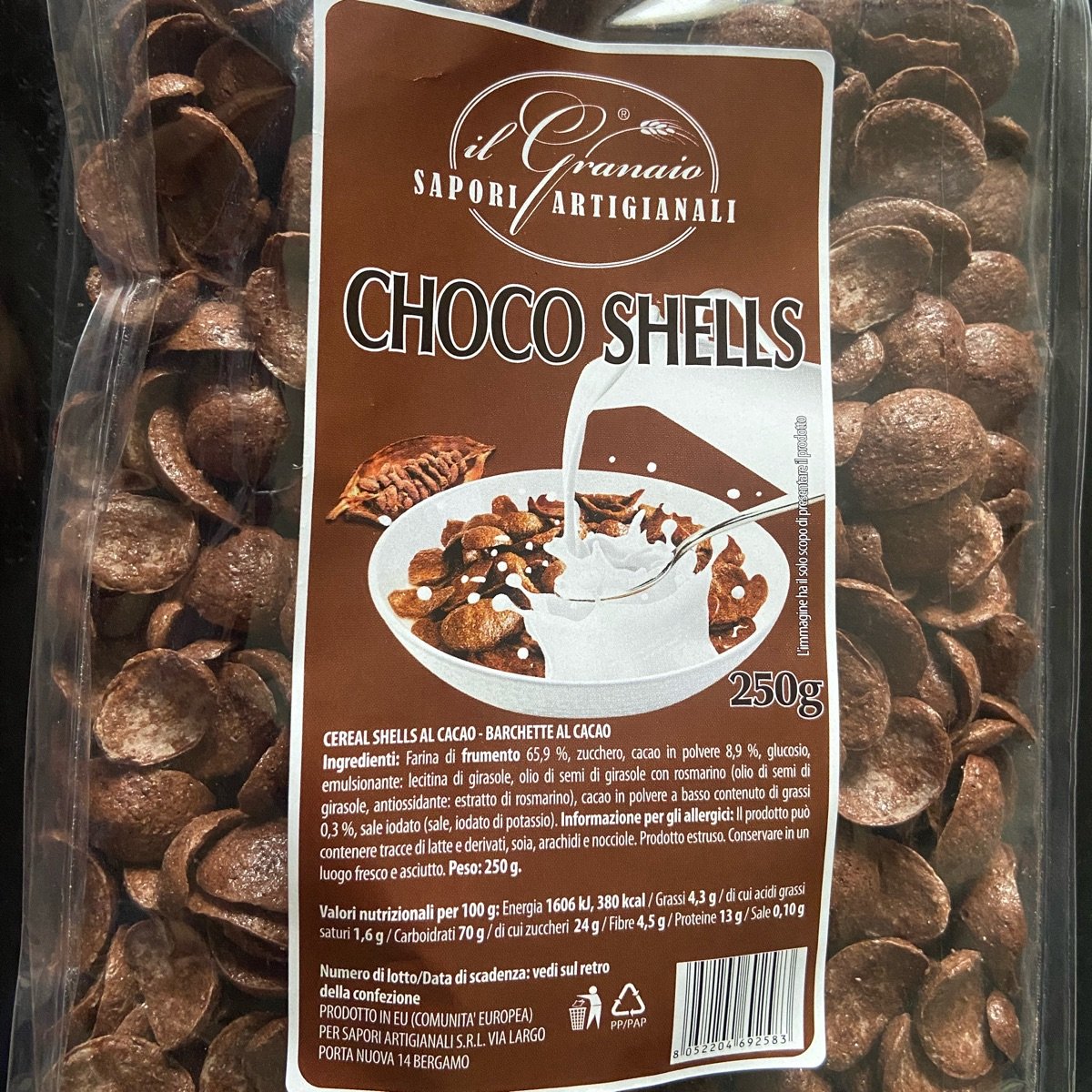 Choco shells from Il granaio sapori artigianali - Vegan Product Reviews ...