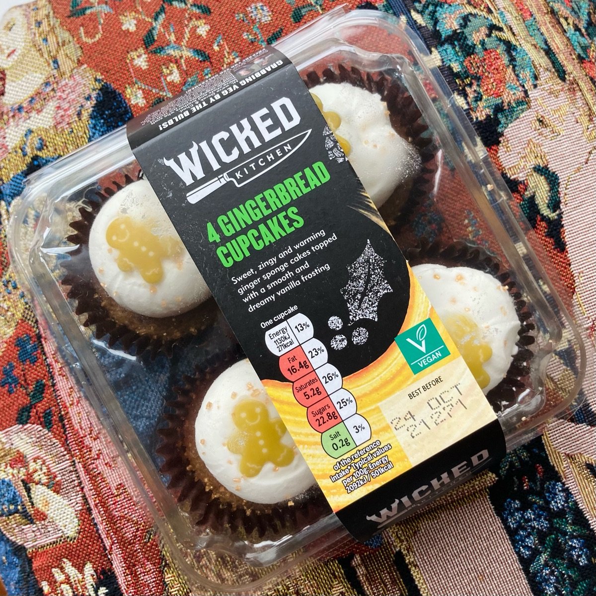 4 Gingerbread Cupcakes from Wicked - Vegan Product Reviews & Ratings ...