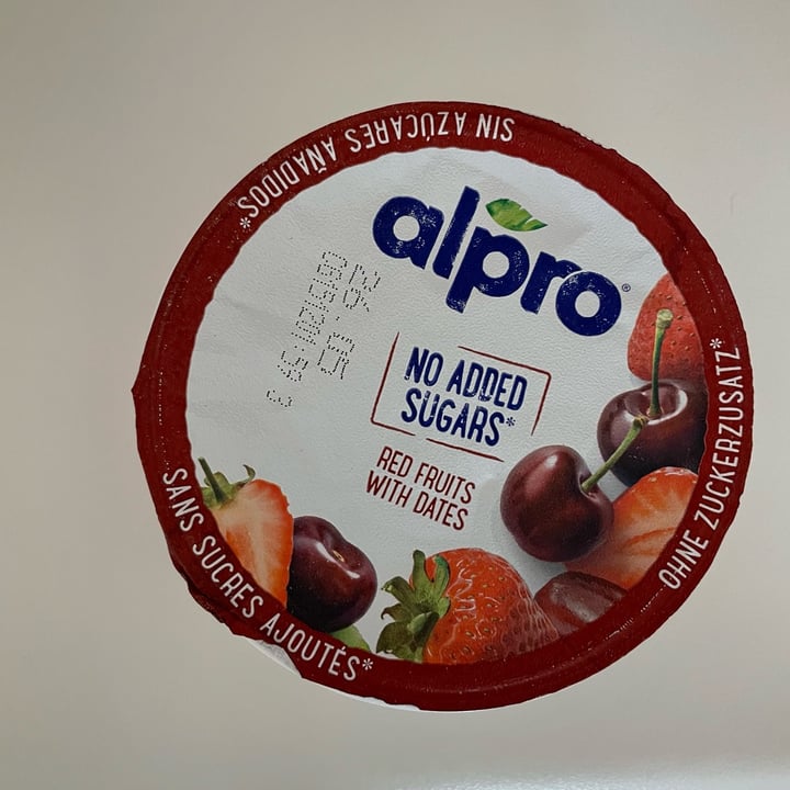 Alpro Yogurt Red Fruits With Dates Review | abillion