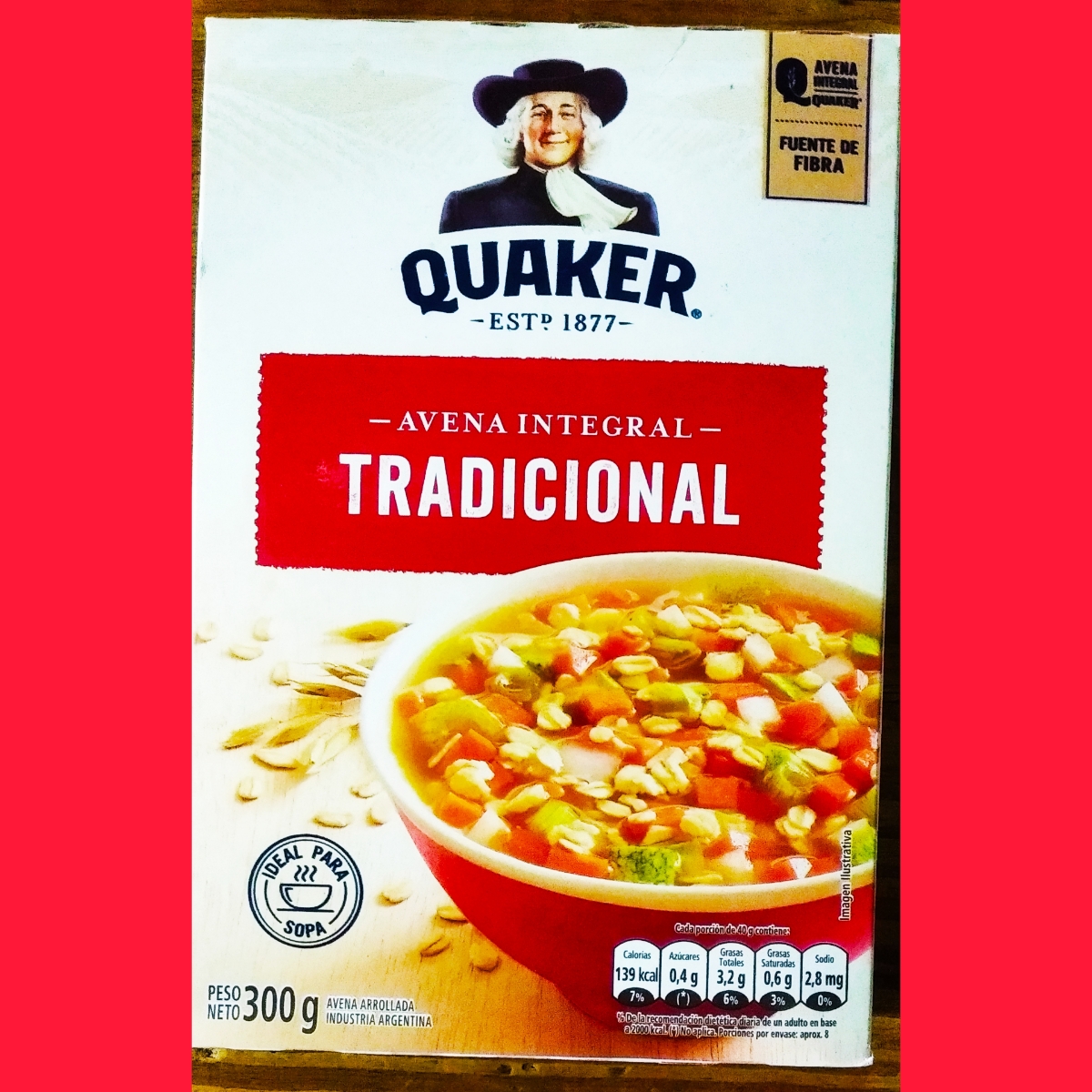 Avena integral tradicional from Quaker - Vegan Product Reviews ...
