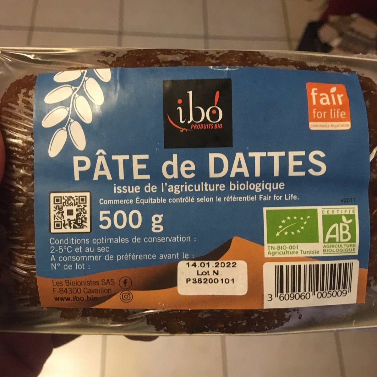 Pâte De Datte from Ibo Produits Bio - Vegan Product Reviews & Ratings ...