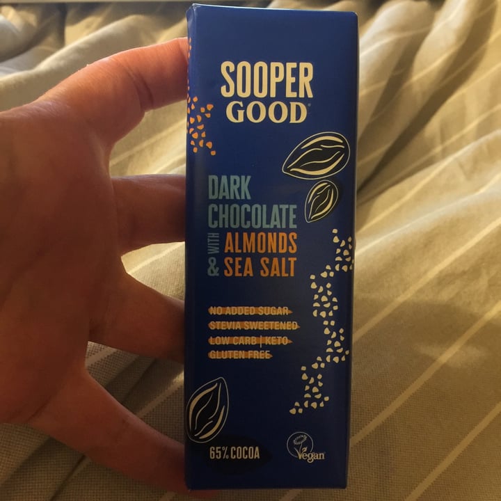 Sooper Good Dark Chocolate with Almonds & Sea Salt Review | abillion