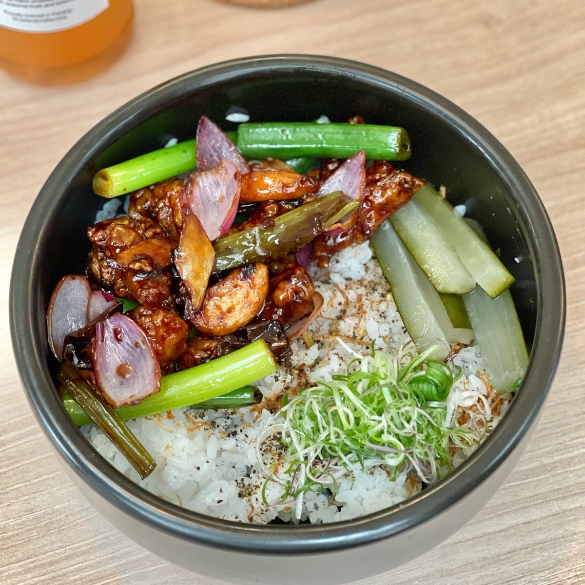 Stir Fried Kung Pao Mushroom Rice at Sincerely Crafted Cuisine - Review ...