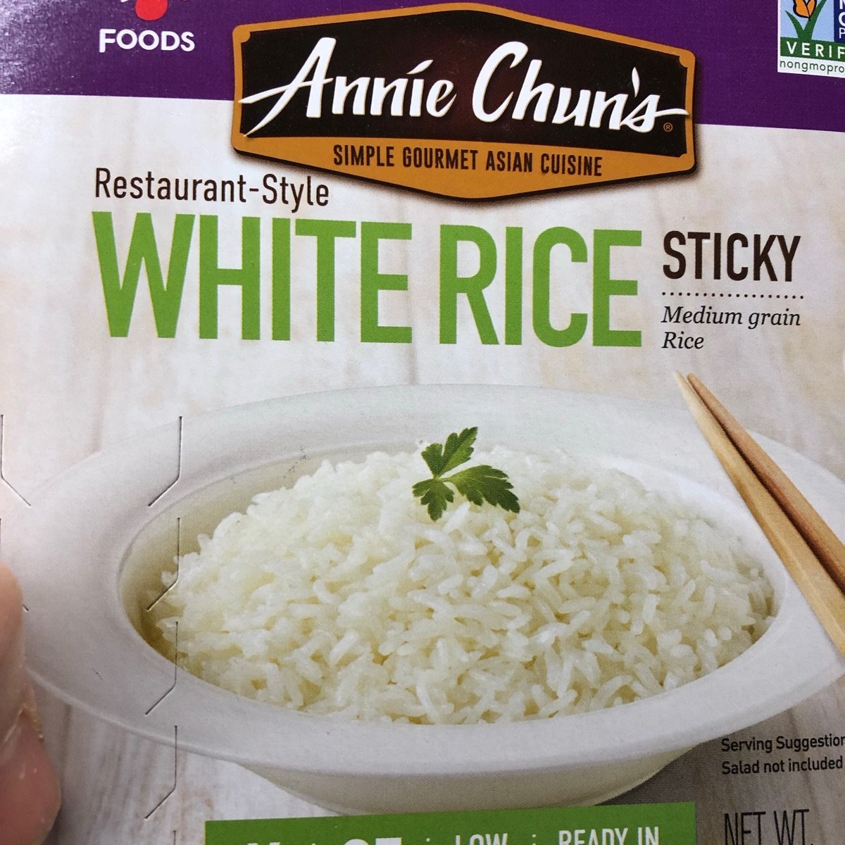 Sticky white rice from Annie Chun's - Vegan Product Reviews & Ratings ...
