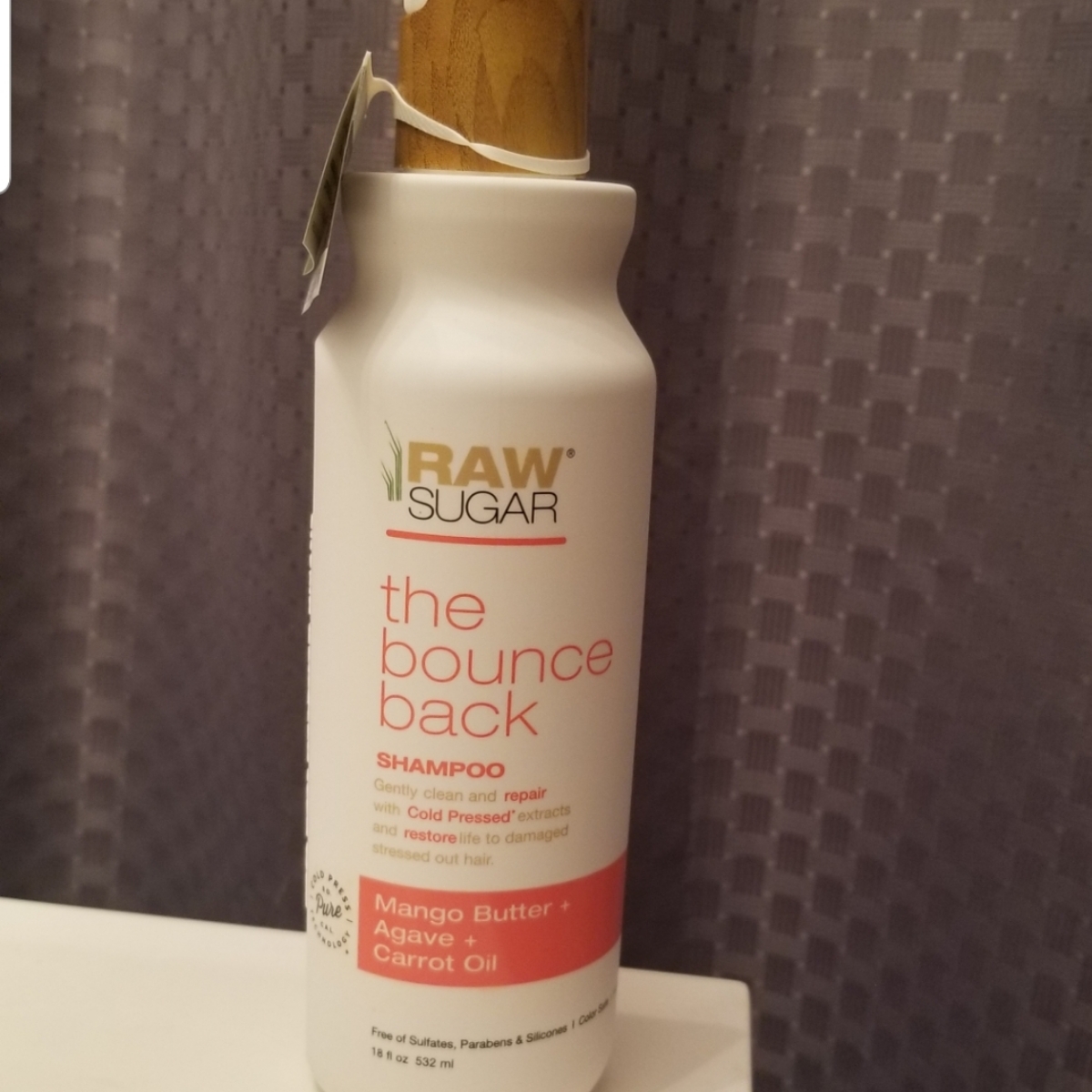 The Bounce Back Shampoo Mango + Agave + Carrot Oil from Raw Sugar ...