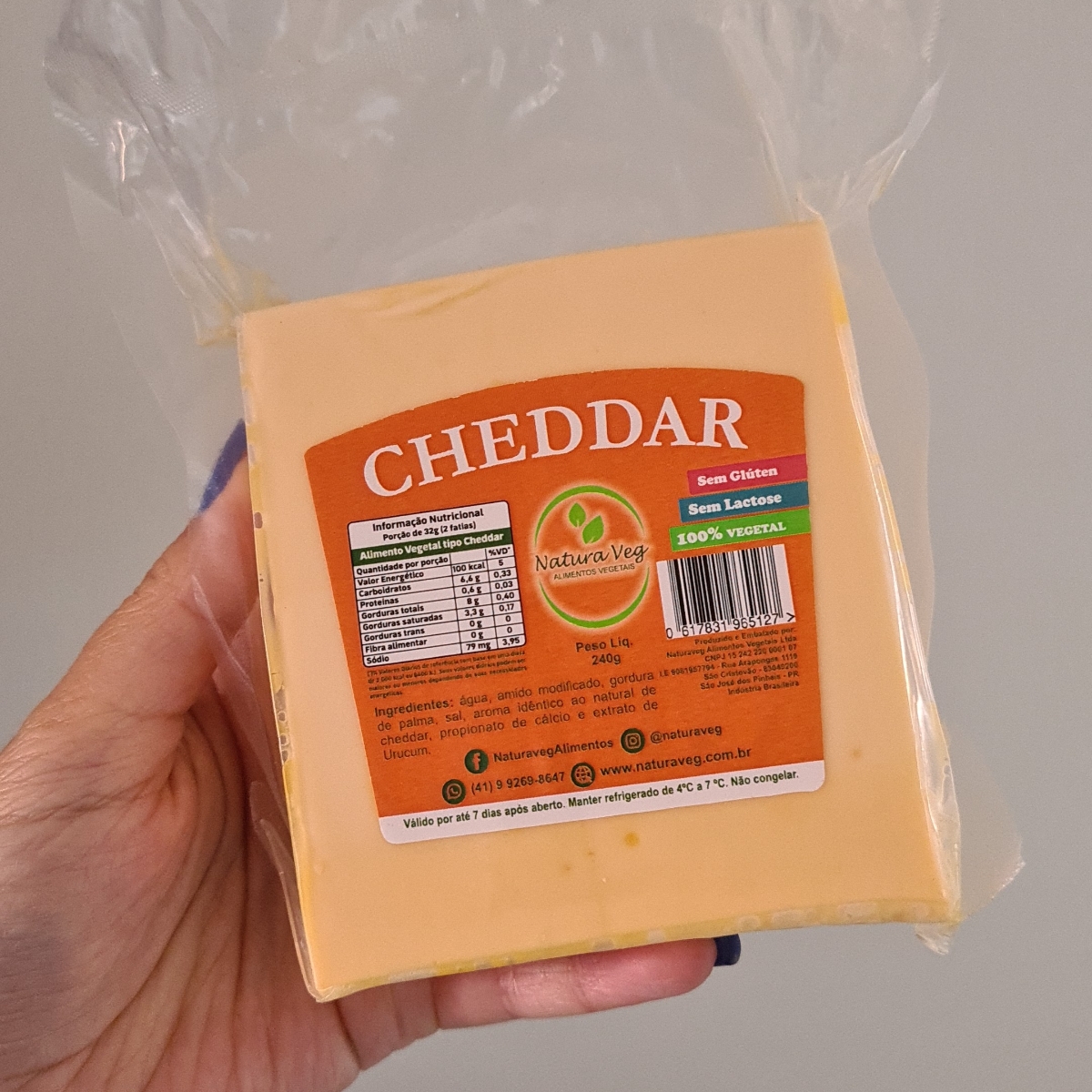 Cheddar from Natura Veg - Vegan Product Reviews & Ratings | abillion