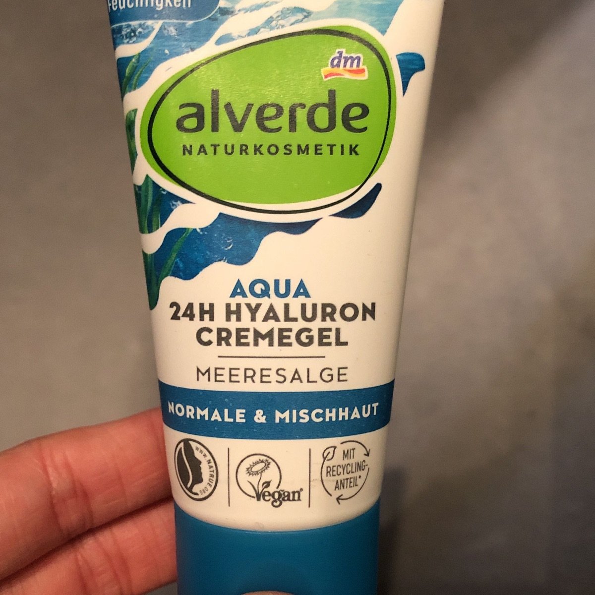 Alverde Aqua hyaluron creme from dmBio - Vegan Product Reviews ...