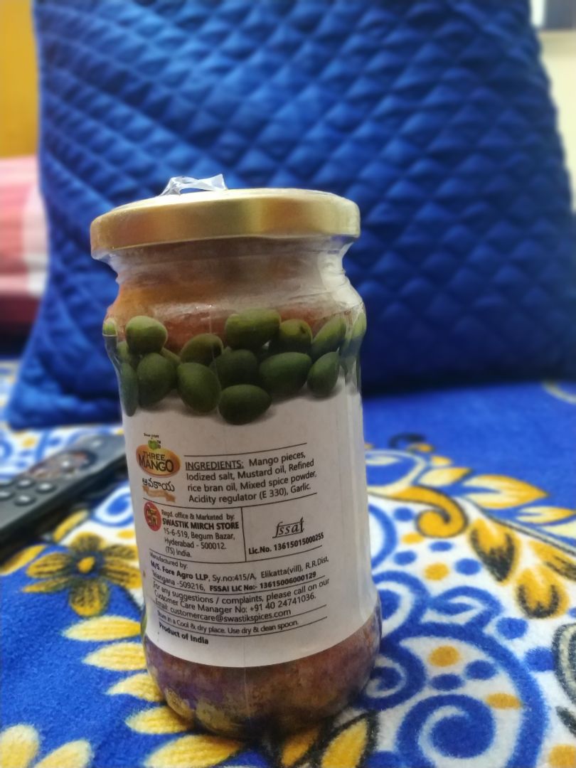 Mango Pickle from Three mango - Vegan Product Reviews & Ratings | abillion