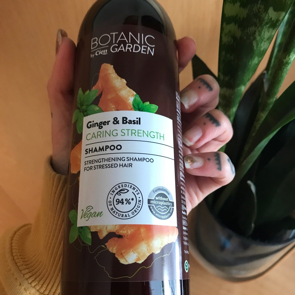 Ginger & Basil - strengthening shampoo from Cien - Vegan Product ...