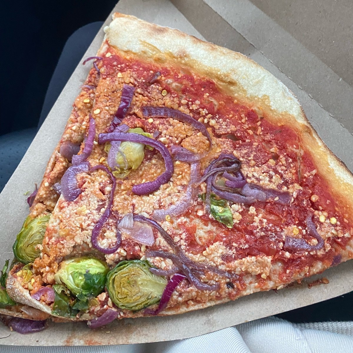 Brussel sprouts onion pizza from Whole Foods Market - Vegan Product ...