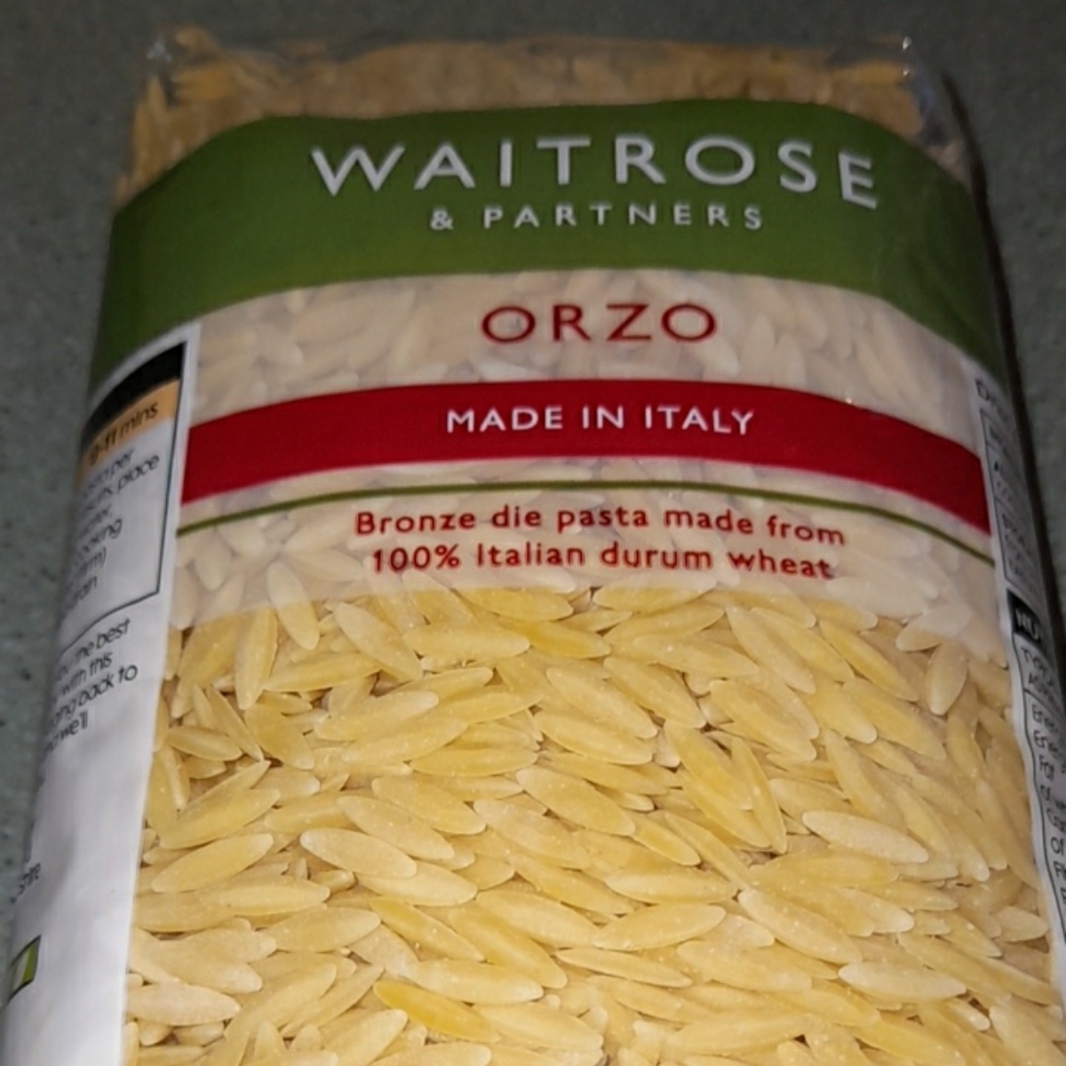Orzo from Waitrose - Vegan Product Reviews & Ratings | abillion