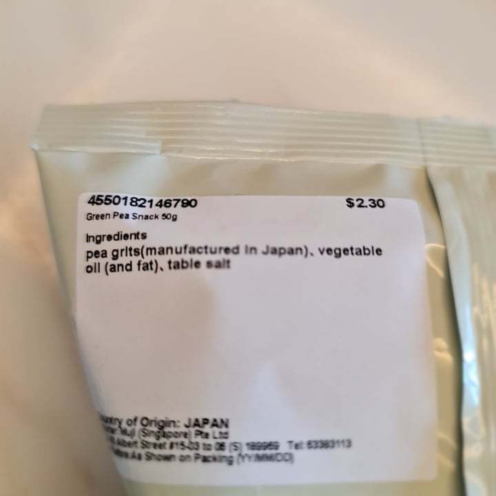 Muji Green Pea Snack Review | abillion