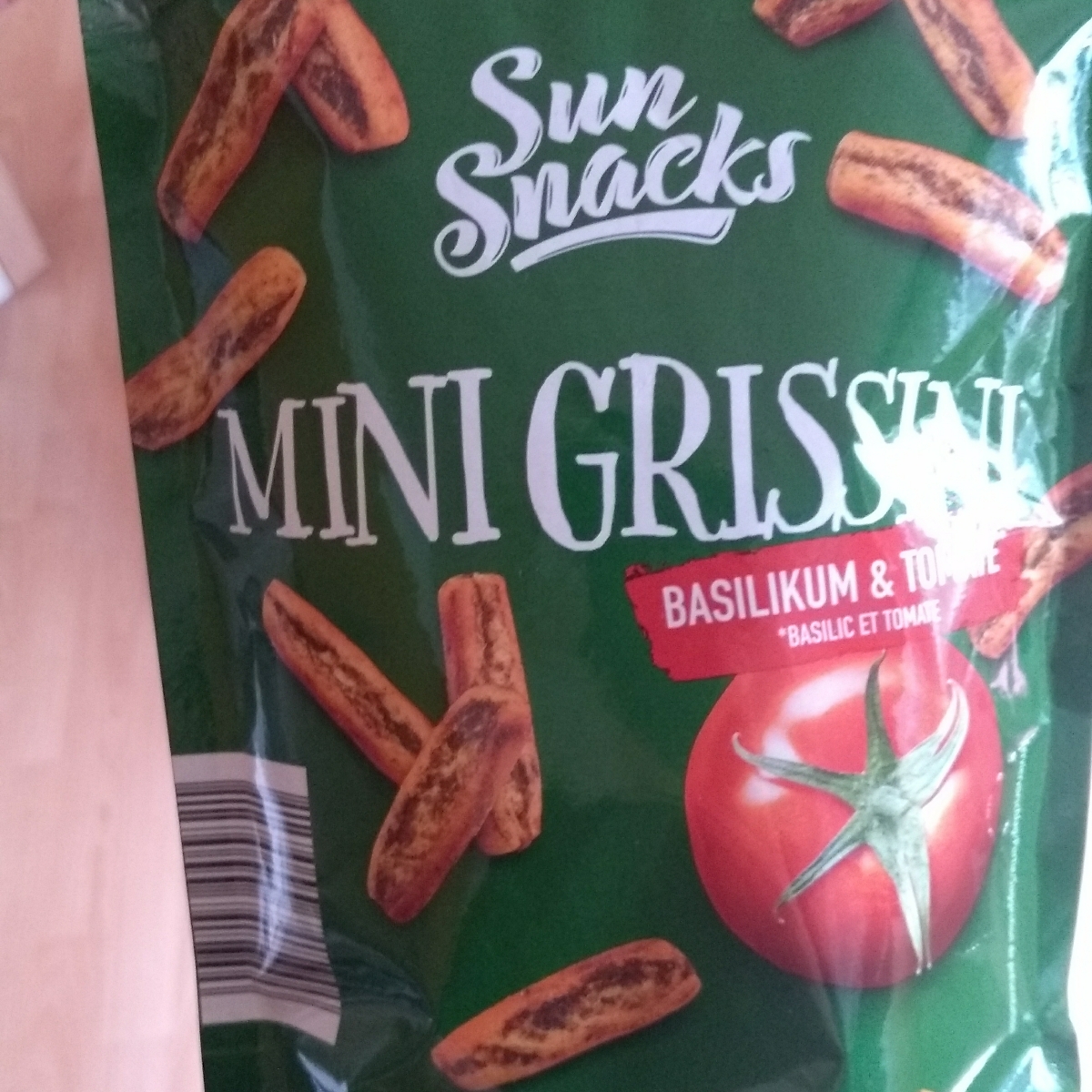 Mini crissini - Tomate basilikum from Sun Snacks - Vegan Product ...