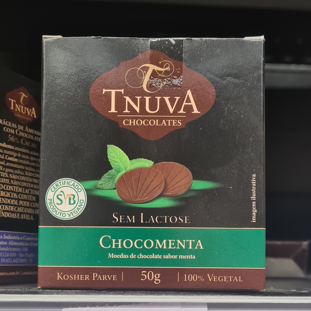 Chocomenta Moedas De Chocolate Com Menta from Tnuva chocolates - Vegan ...