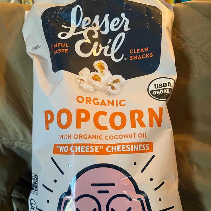 Lesser Evil Snacks Organic Popcorn: “No Cheese” Cheesiness Review ...