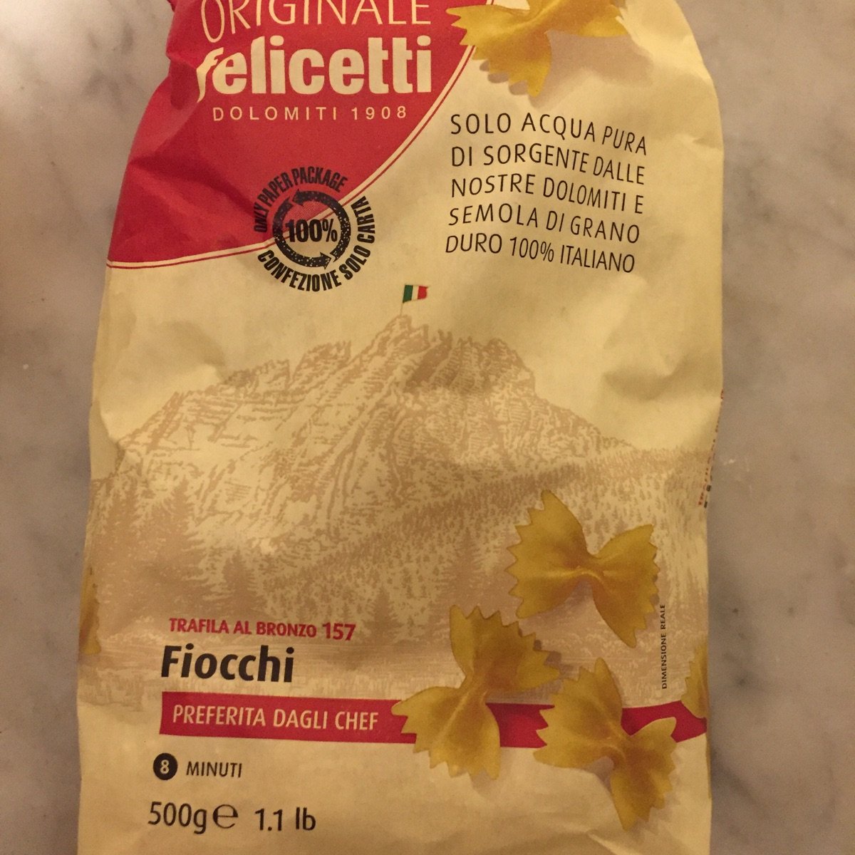 Farfalle from Felicetti - Vegan Product Reviews & Ratings | abillion
