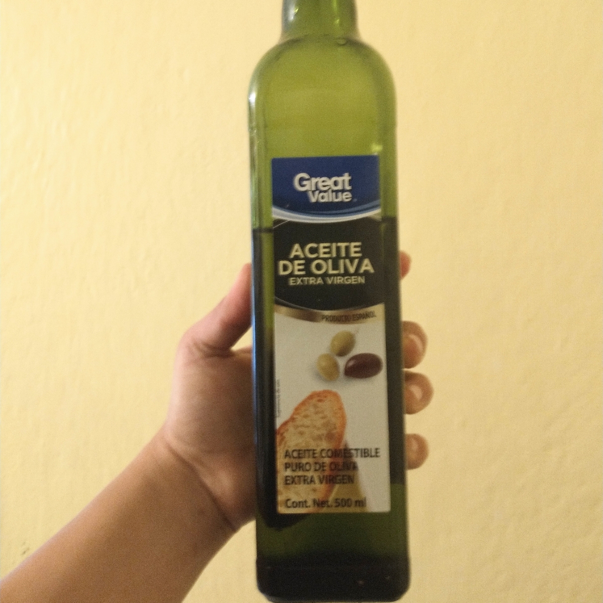 aceite de Oliva Extra Virgen from Great Value - Vegan Product Reviews ...