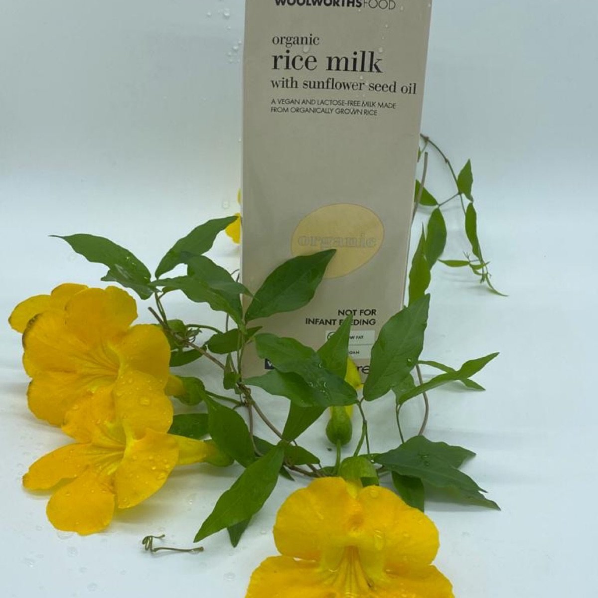 Organic Rice Milk with Sunflower Seed Oil from Woolworths Food - Vegan ...