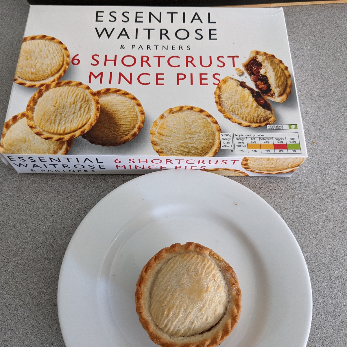 6 shortcrust mince pies from Waitrose - Vegan Product Reviews & Ratings ...