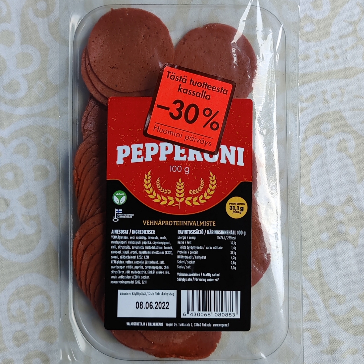 Pepperoni from Vegem - Vegan Product Reviews & Ratings | abillion