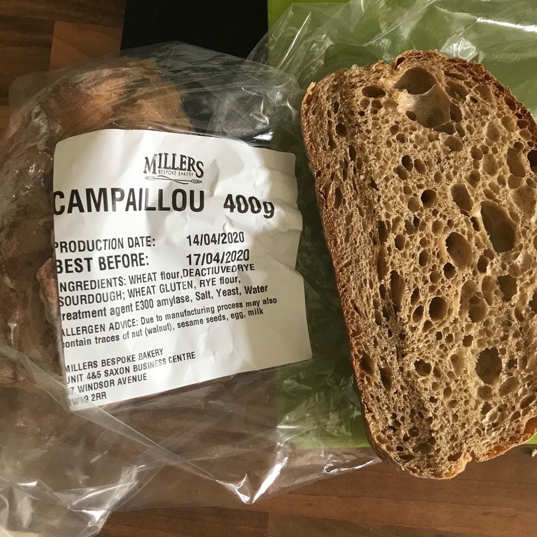 Campaillou from Millers Bespoke Bakery - Vegan Product Reviews ...