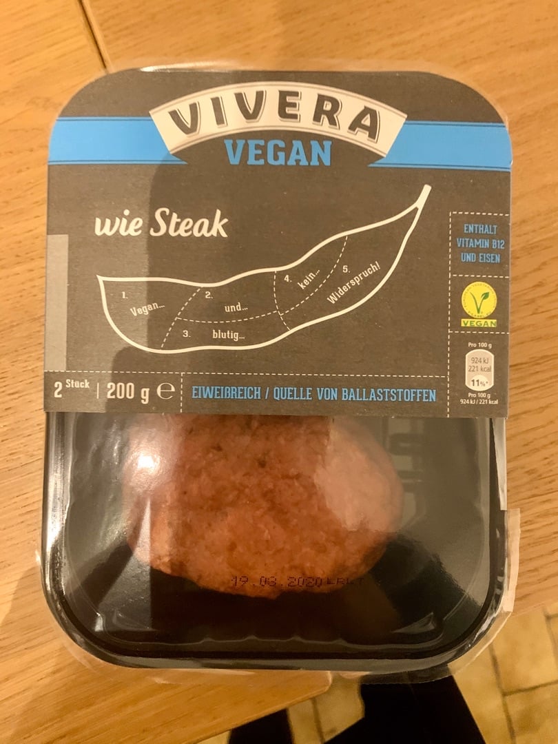 Vivera Wie Steak from Vivera - Vegan Product Reviews & Ratings | abillion