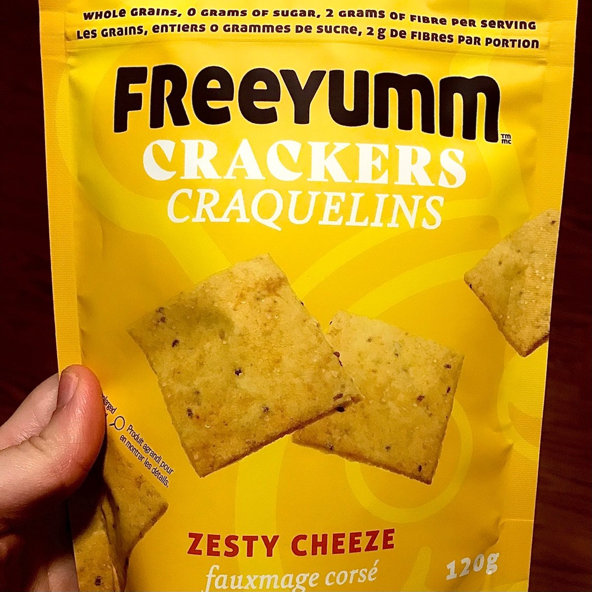 Zesty cheese Crackers from Freeyumm - Vegan Product Reviews & Ratings ...