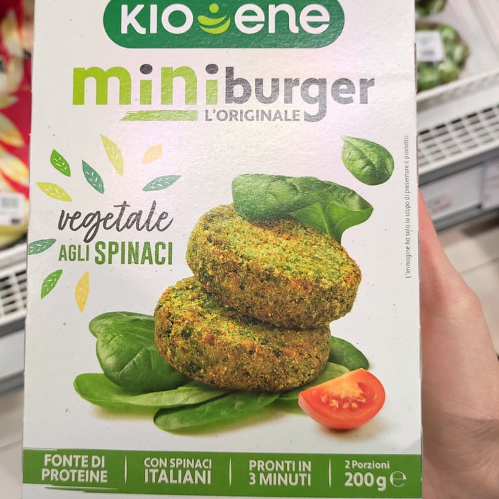Kioene Mini Burger Vegetale Agli Spinaci Review | abillion