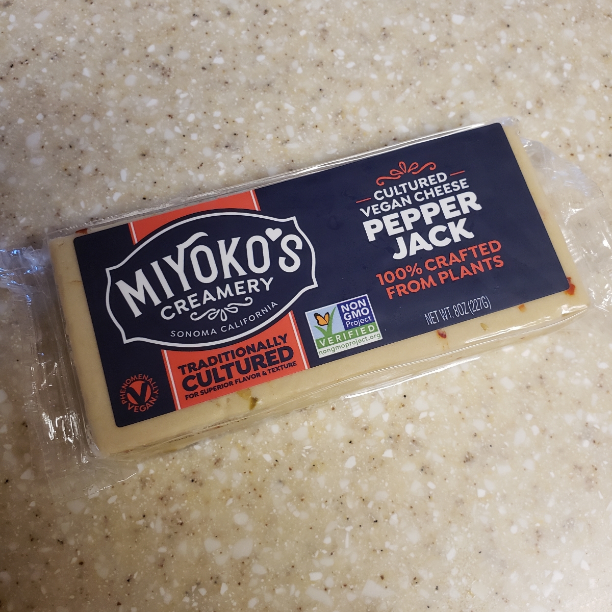 Cultured Vegan Pepper Jack Block at Miyoko's Creamery - Review by ...