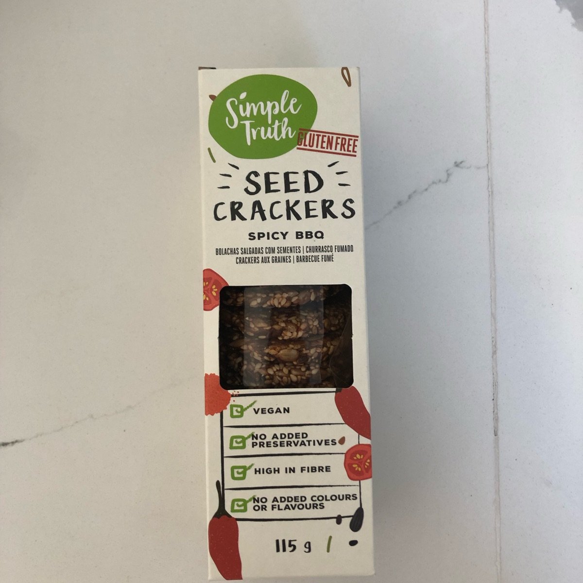 Seed Crackers Spicy BBQ from Simple Truth - Vegan Product Reviews ...