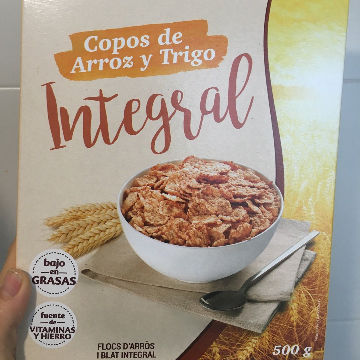 copos de arroz y trigo Integral from Consum - Vegan Product Reviews ...