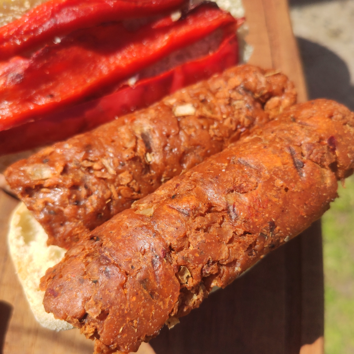 Chorizo a base de gluten y soja from Ohana Vegana - Vegan Product ...