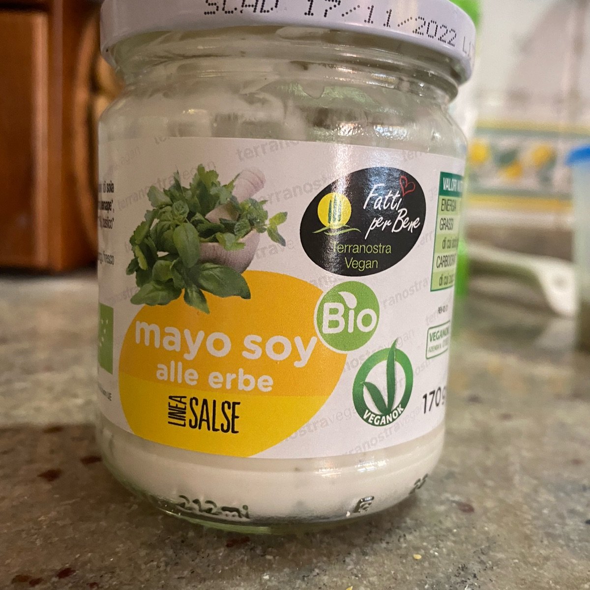 Mayo Soy alle Erbe from Fatti per bene terranostra vegan - Vegan ...