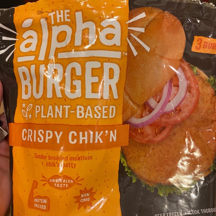 Alpha Foods Crispy Chik'n Burger Review | abillion