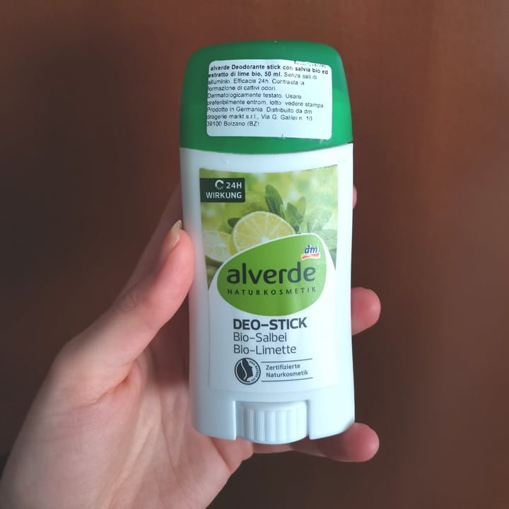 Dm alverde Deodorante stick con salvia bio ed estratto di lime bio ...