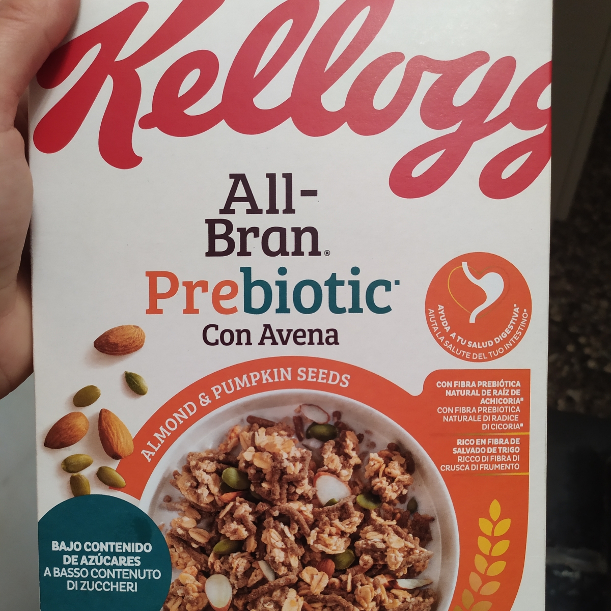 All-bran prebiotic con Avena from Kellogg's - Vegan Product Reviews ...