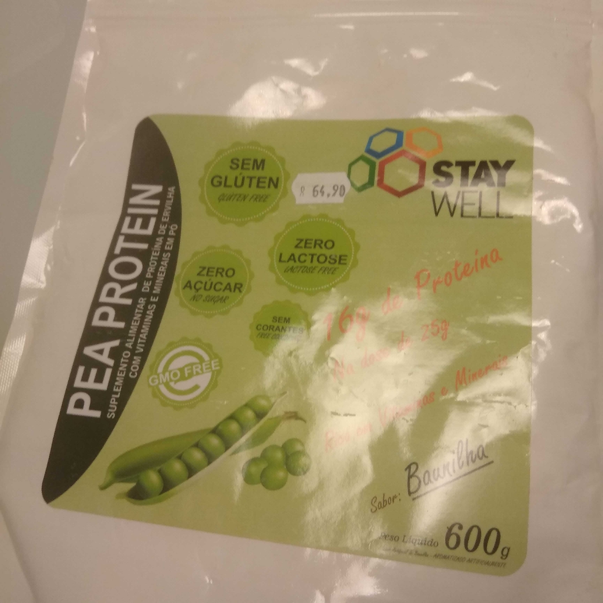 Reseñas de Pea PROTEIN Sabor Baunilha por stay well | abillion