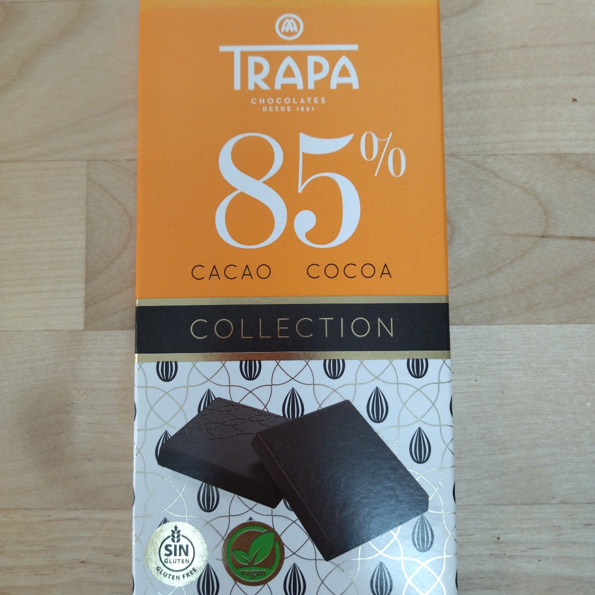 Chocolate 85% from Trapa - Vegan Product Reviews & Ratings | abillion