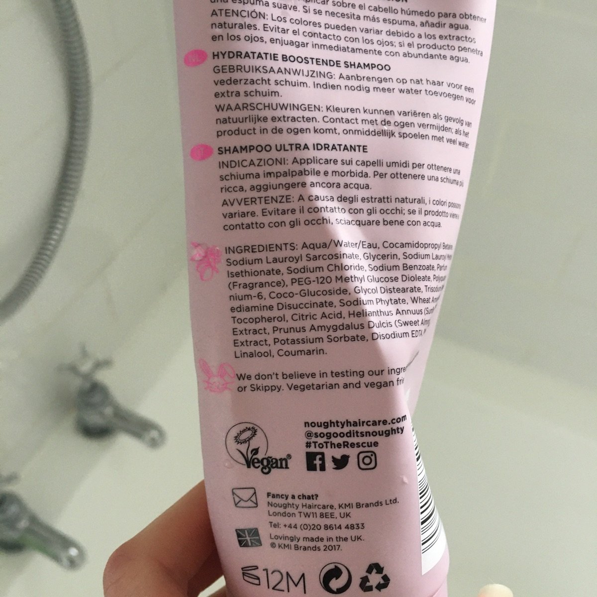 Moisture boost shampoo from Noughty - Vegan Product Reviews & Ratings ...