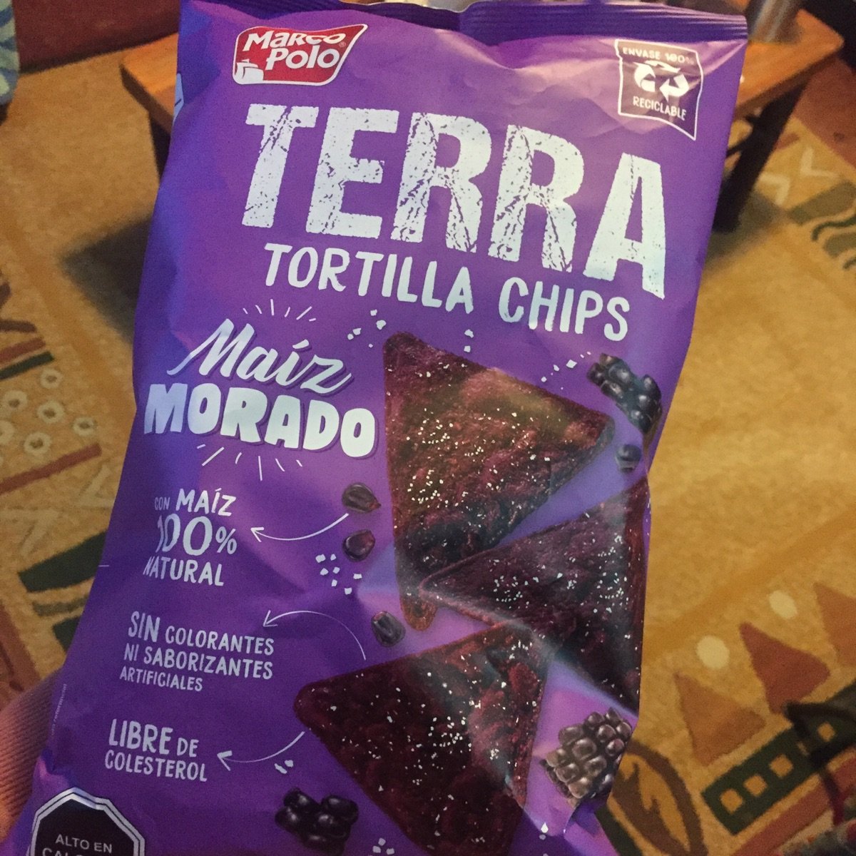Chips de tortilla de maíz morado from Marco Polo - Vegan Product ...