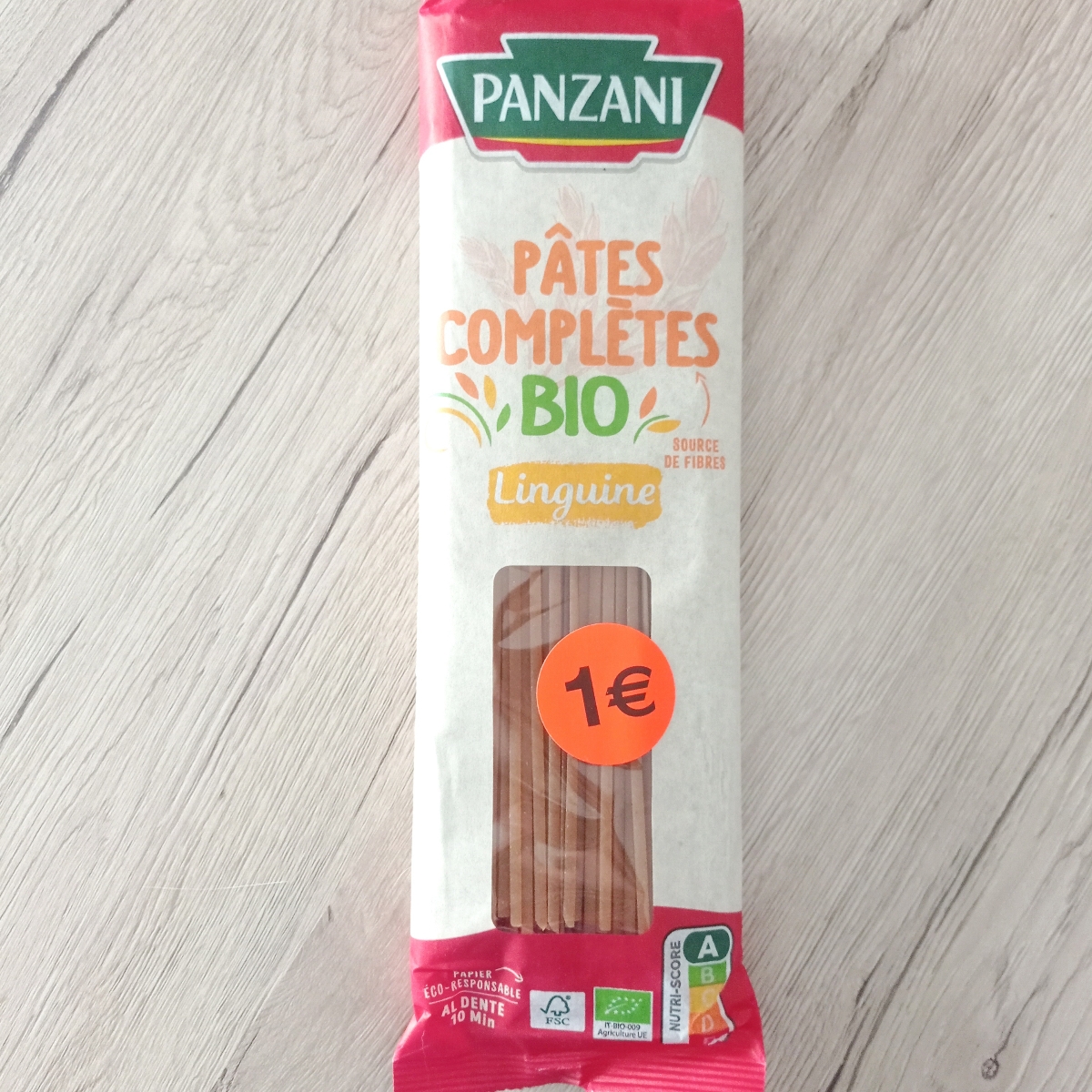 Pâtes complètes bio : linguine from Panzani - Vegan Product Reviews ...