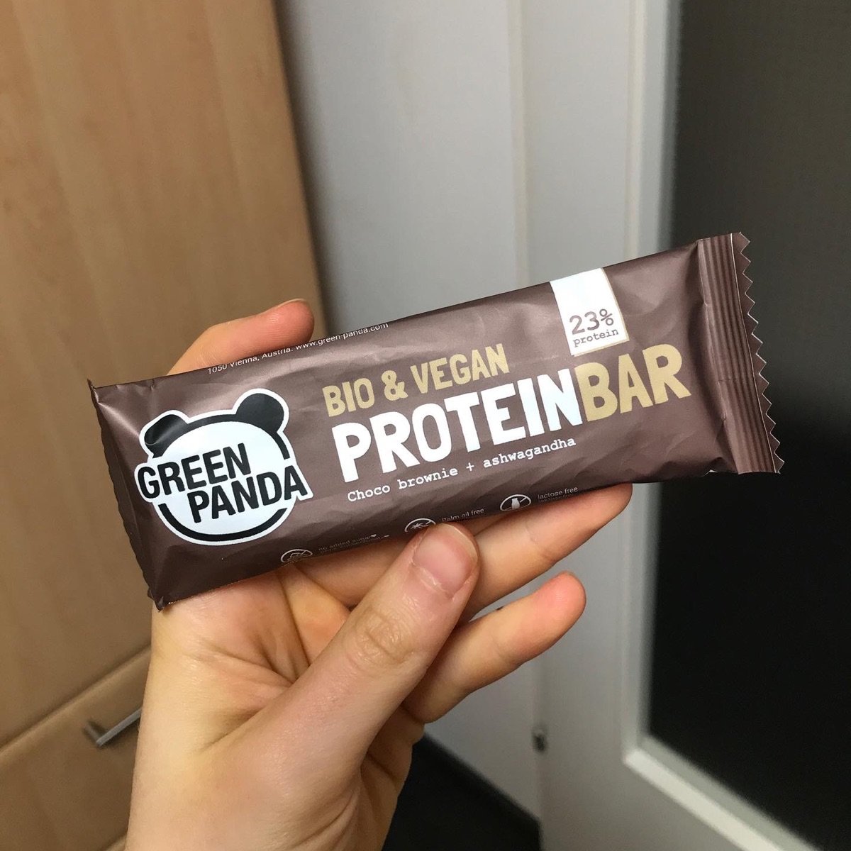 Protein bar choco brownie from Green Panda - Vegan Product Reviews ...