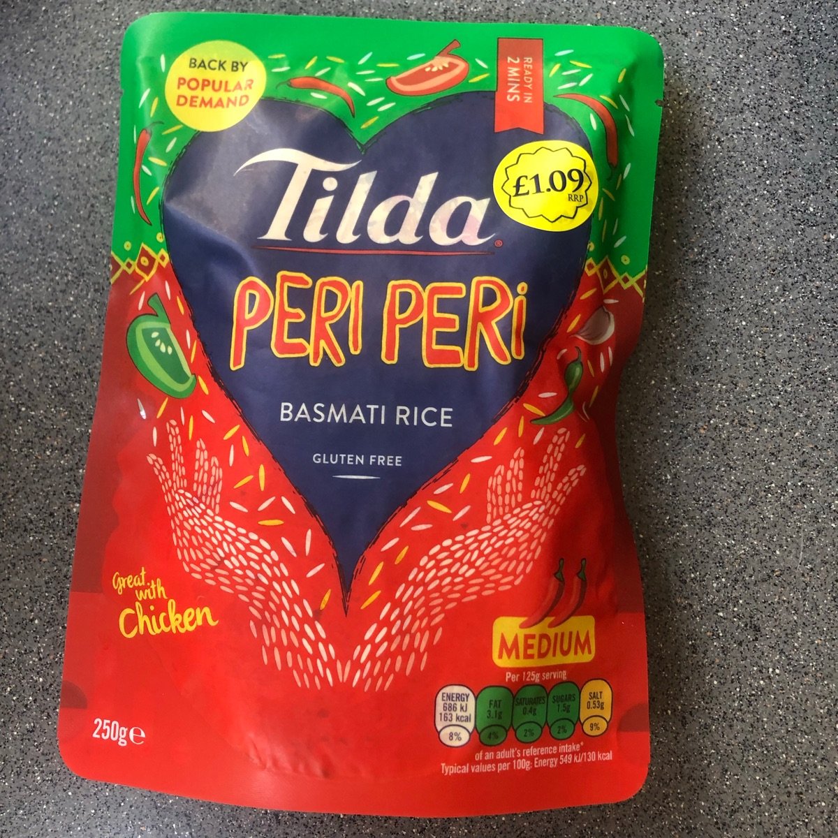 Peri peri basmati rice from Tilda - Vegan Product Reviews & Ratings ...
