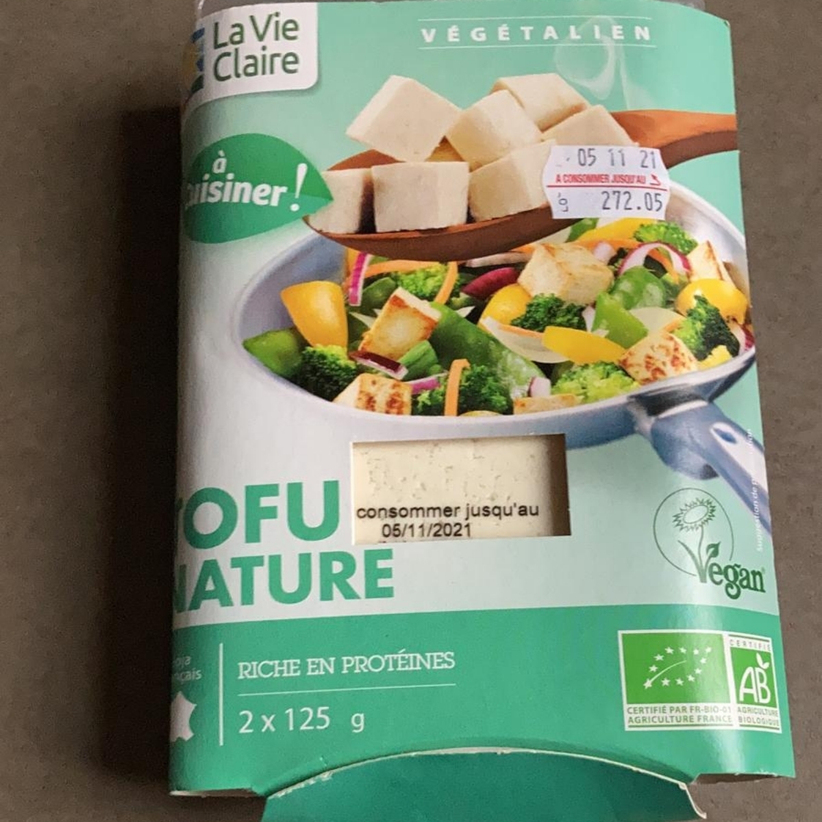 Tofu Nature from La vie claire - Vegan Product Reviews & Ratings | abillion