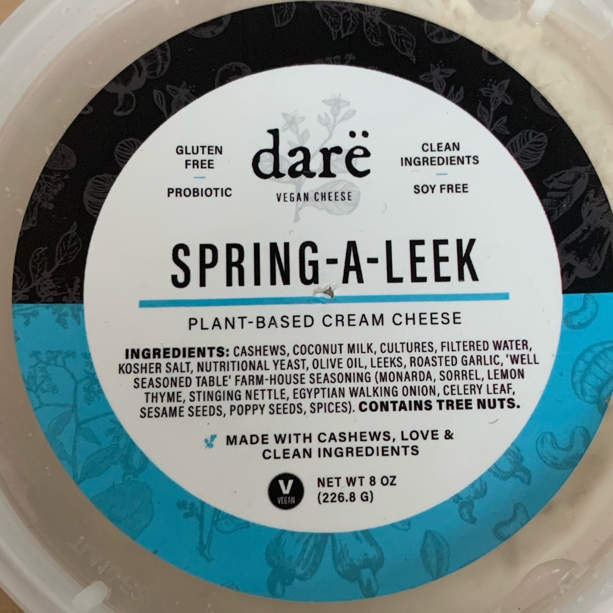 Spring-A-Leek Cream Cheese from Darë - Vegan Product Reviews & Ratings ...