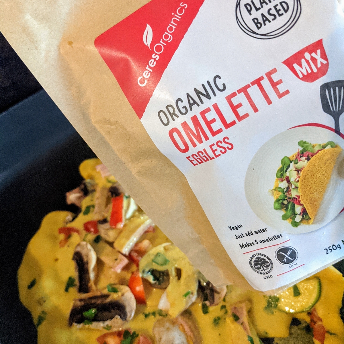 Organic Omelette Mix Eggless from Ceresorganics - Vegan Product Reviews ...