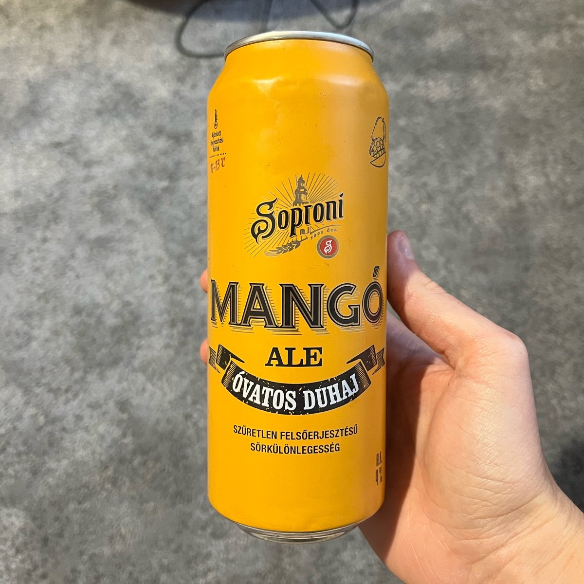 Mango Pale Ale from soproni - Vegan Product Reviews & Ratings | abillion