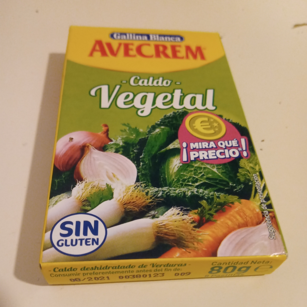 Caldo vegetal Avecrem from Gallina blanca - Vegan Product Reviews ...