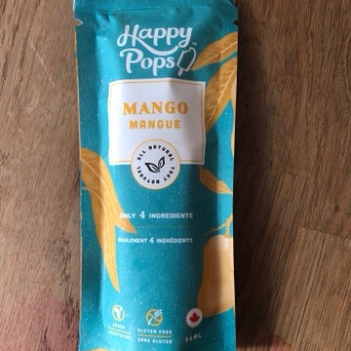 Mango All Natural Popsicle from Happy Pops - Vegan Product Reviews ...