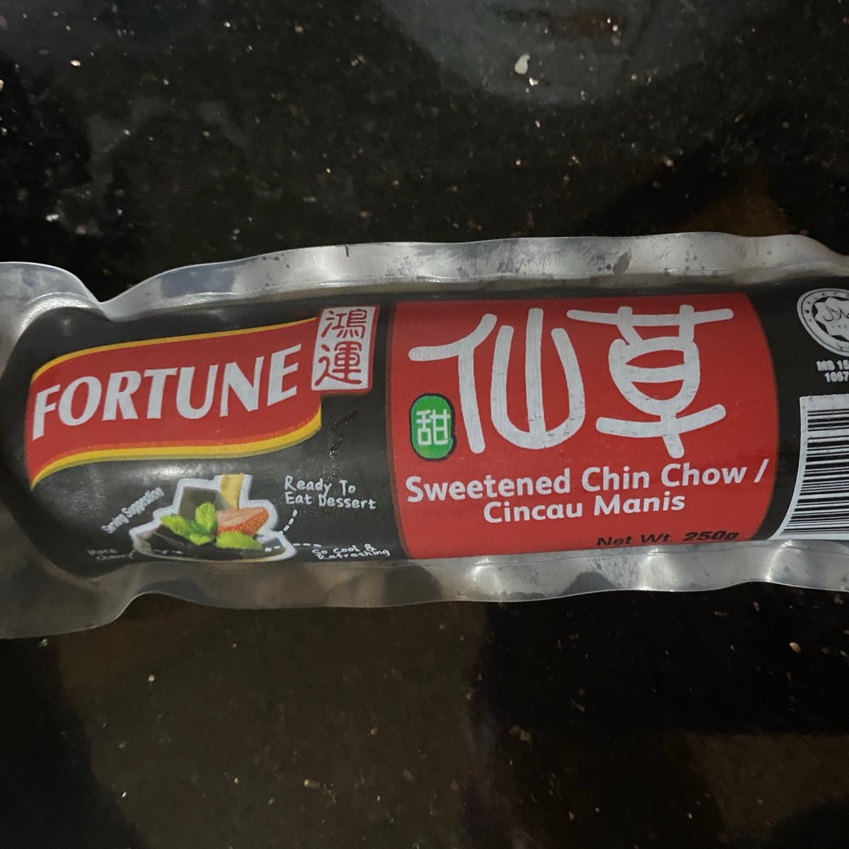 Sweetened Chin Chow Grass Jelly from Fortune Food - Vegan Product ...